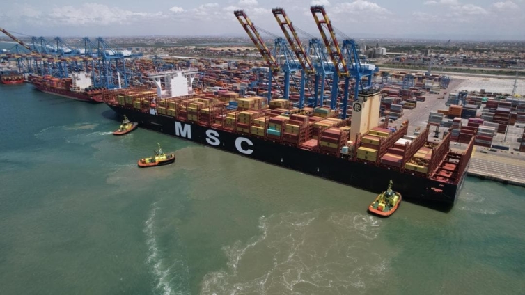 Ghana makes history! One of world’s largest container vessels docks ...